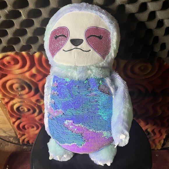 Justice | Toys | Sloth Blue Purple Green 4 Justice Girls Tween Plush ...